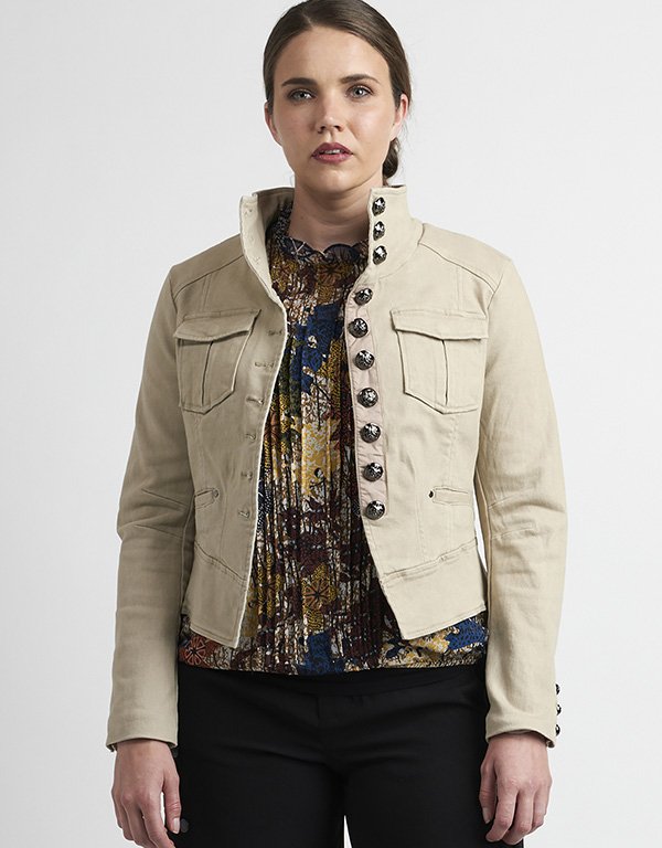 Foil Jacket Angled Hem - Brands-Ladies : Yarntons | New Zealand’s ...