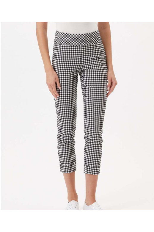 Up! Pants Gingham Slim Leg Ankle - Brands-Ladies : Yarntons | New ...