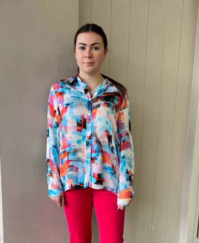 Givoni Shirt Rowan Print - Brands-Ladies : Yarntons | New Zealand’s ...