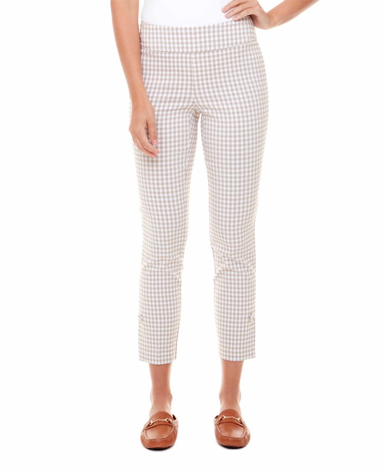 Up! Pants Gingham Button Hem - Brands-Ladies : Yarntons | New Zealand’s ...