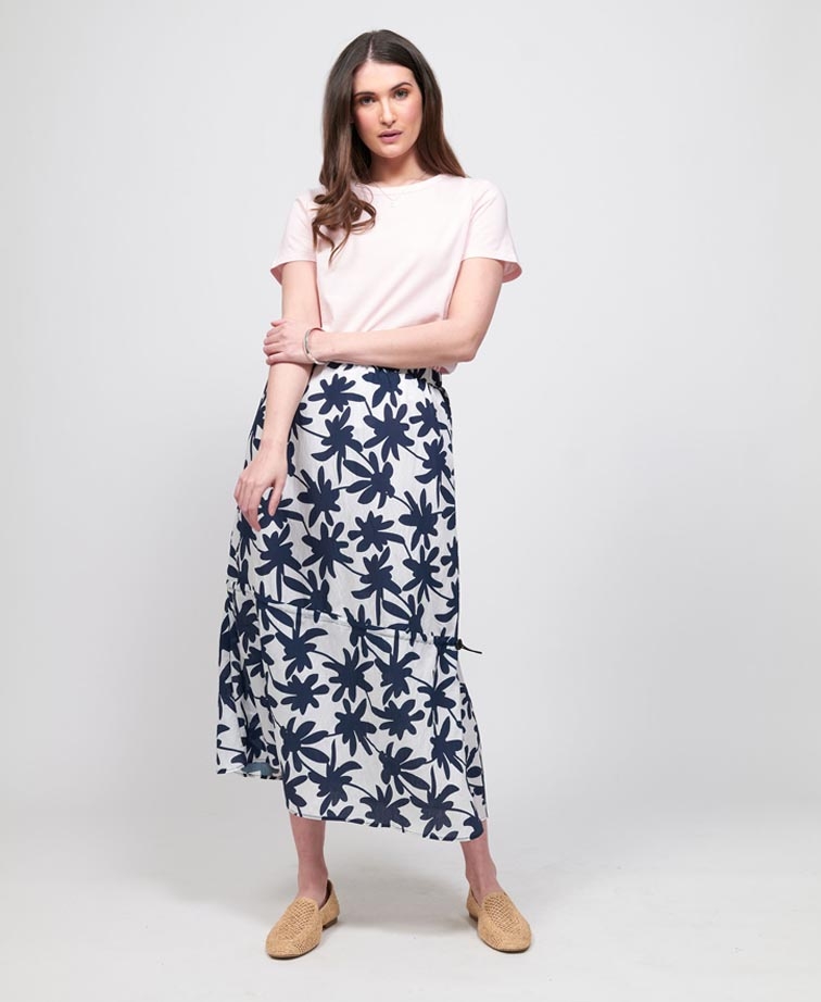 Foil Skirt Drawcord Detail Brands Ladies Yarntons New Zealands