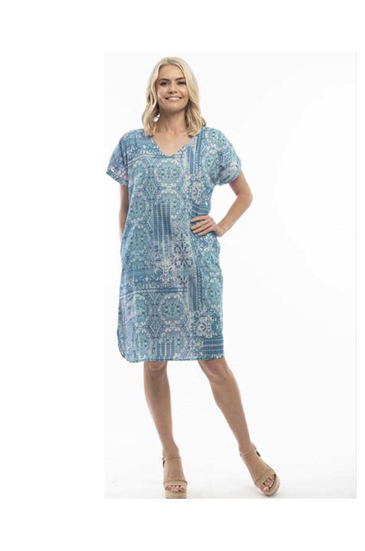 Orientique Dress Shift S/S Reversible Kotor - Brands-Ladies : Yarntons ...