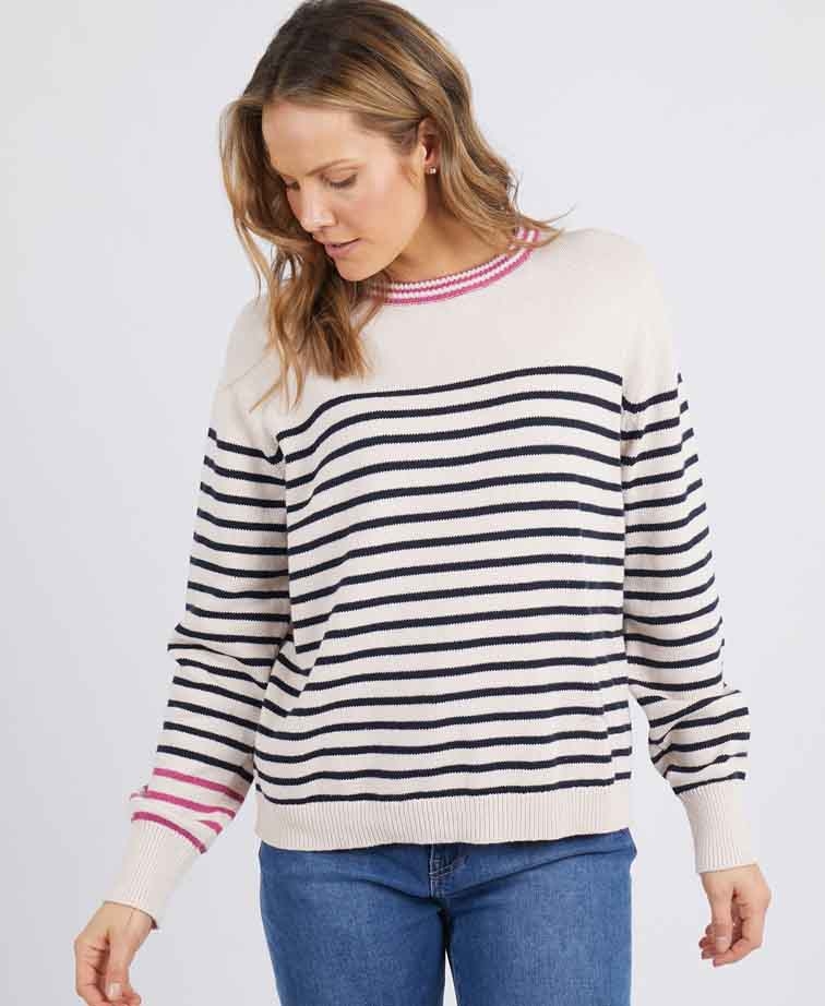 Elm Knit Portia Stripe - Brands-Ladies : Yarntons | New Zealand’s ...