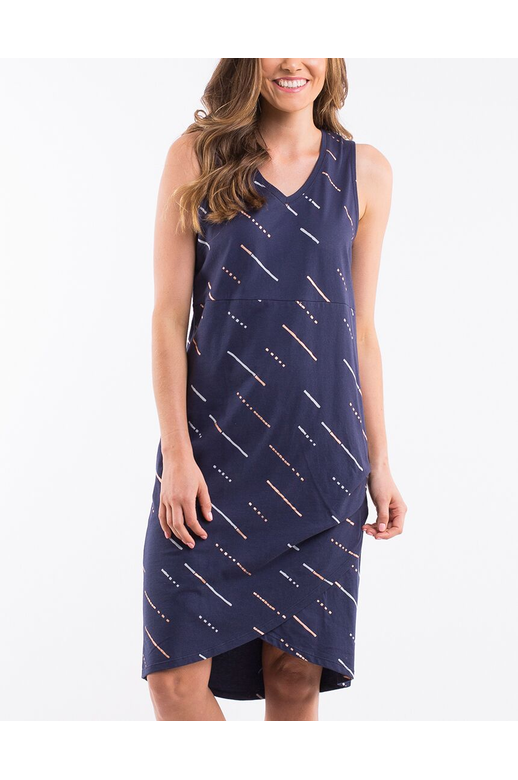 Elm Dress S/L Knit Dash - Women's Dresses | Yarntons | Free NZ shipping ...