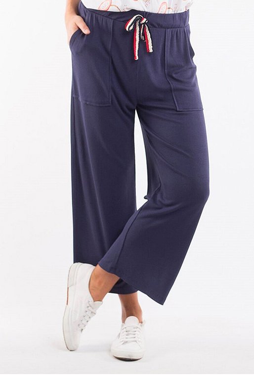 Elm Pant Seaside Crop Stripe Knit - Women's Pants | Yarntons | Free NZ ...