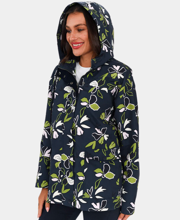 Elm Jacket Idyll Floral Raincoat - Brands-Ladies : Yarntons | New ...