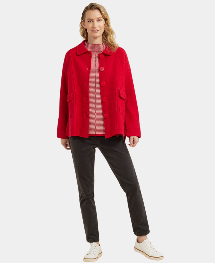 Yarra Trail Jacket Panelled Boiled Wool - Brands-Ladies : Yarntons ...