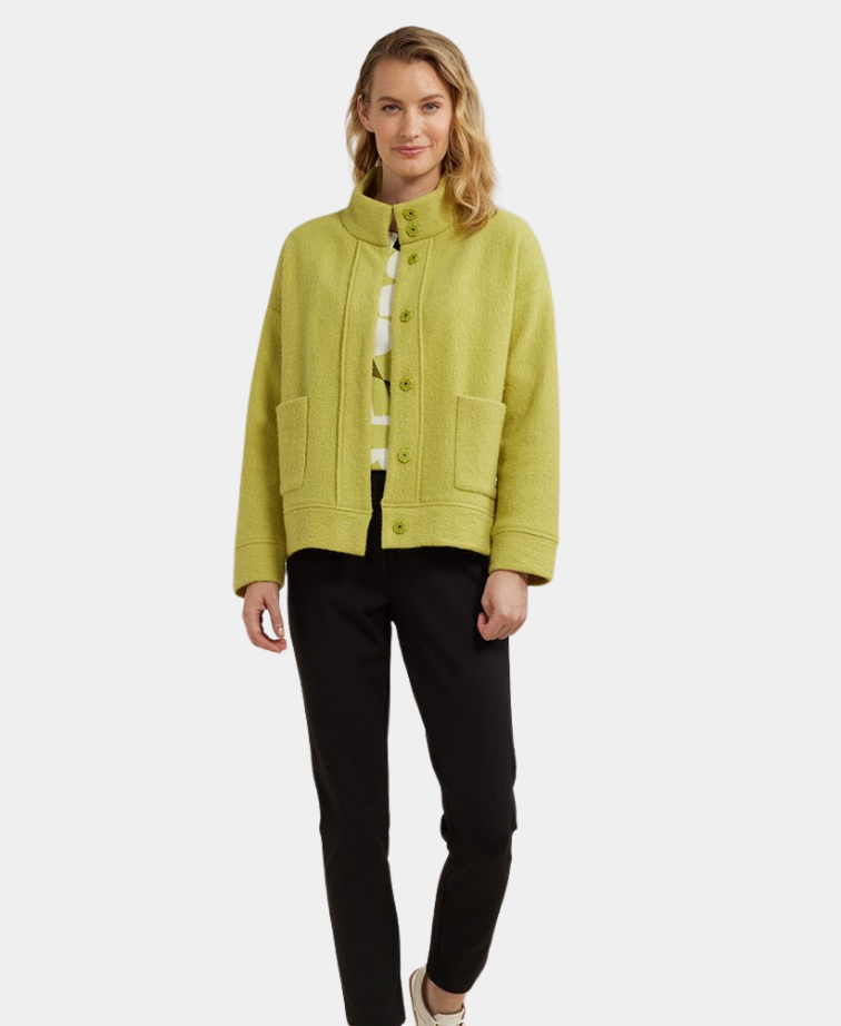 Yarra Trail Jacket Cropped Boiled Wool - Brands-Ladies : Yarntons | New ...