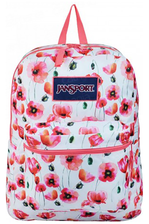 Jansport Overexposed - Multi Cali Poppy - School Bags | Yarntons | Free ...