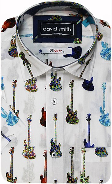 David Smith Shirt S/S Print - Men's Shirts | Yarntons | Free NZ ...