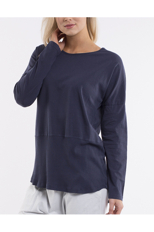 Elm Tee Fundamentals Rib L/S - Women's Tops | Yarntons | Free NZ ...