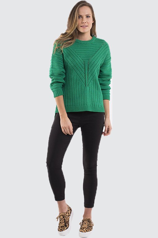 Elm Knit Emerald - Women's Knitwear | Yarntons | Free NZ shipping on ...
