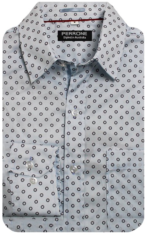 Perrone Shirt L/S Ted Petal - Brands-Mens : Yarntons | New Zealand’s ...