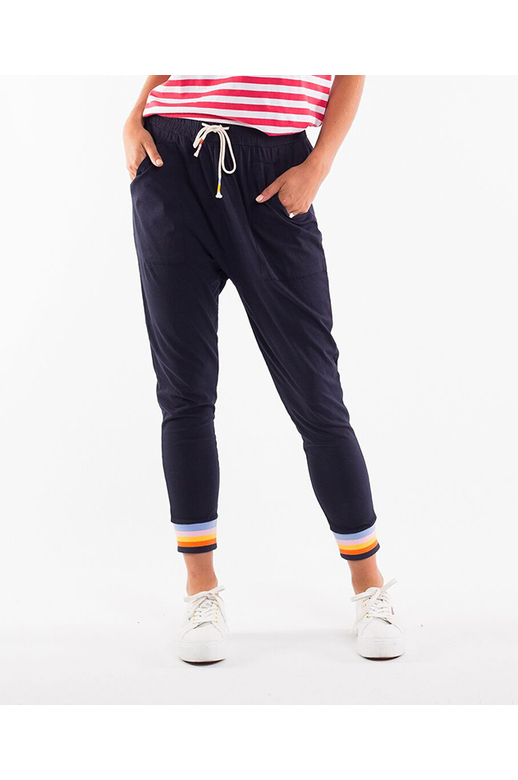 Elm Pants Knit Stripe Cuff - Women's Pants | Yarntons | Free NZ ...