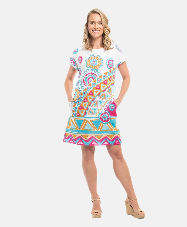 Orientique Dress S/S Apollo - Women's Dresses | Yarntons | Free NZ ...