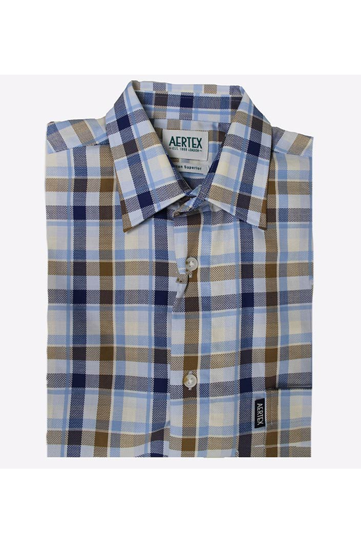 Aertex Shirt S/S Check - Brands-Mens : Yarntons | New Zealand’s Trusted ...