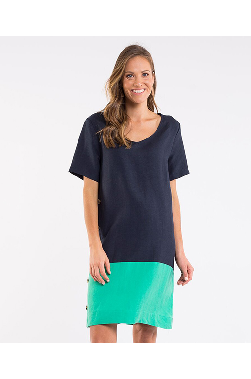 Elm Dress Side Button - Women's Dresses | Yarntons | Free NZ shipping ...